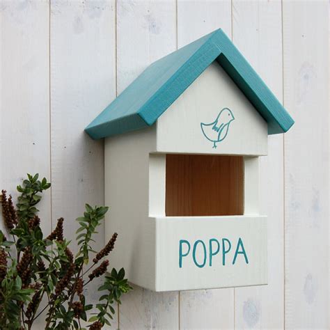 Personalised Robin Bird Box Personalised Garden Birthday T