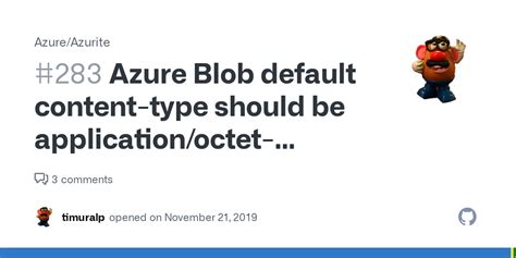 azure blob default content type should be application octet stream
