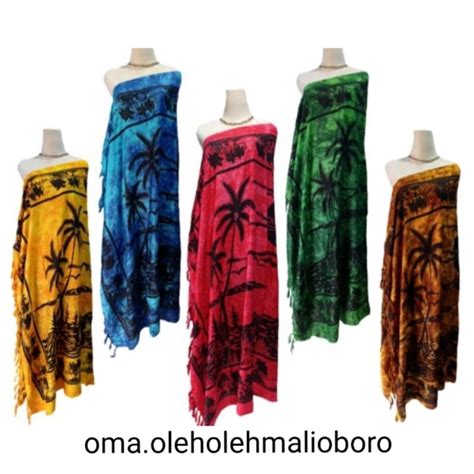 Jual KAIN BALI KAIN PANTAI MOTIF PEMANDANGAN PANTAI Shopee Indonesia