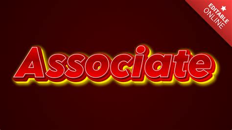 Associate Live Show 3d Text Effect Generator