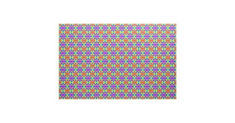 Mod Rainbow 2 Fabric Zazzle
