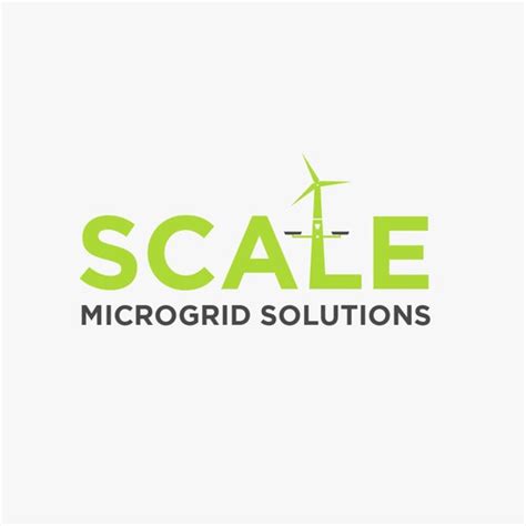 Scale Microgrid Solutions Clean Technology Company Logo Design
