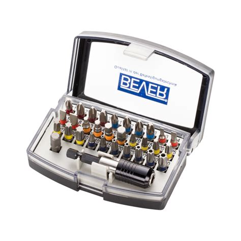 Bit Box 32 Piece Bever Fastening Technology