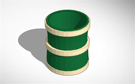3d Design Bamboo Pen Pencil Holder Tinkercad