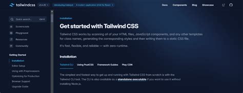 Intégration De Tailwind Css Dans Vos Projets