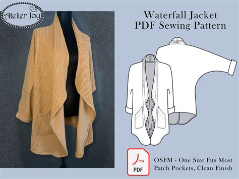 Free Waterfall Jacket Sewing Pattern At Jamie Gibb Blog