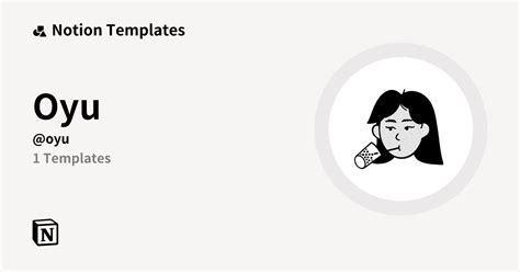 Oyu Template Creator Notion Marketplace