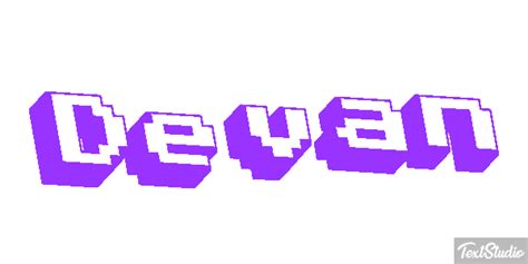 Devan Name Animated  Logo Designs