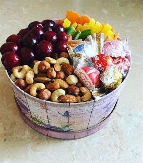 Вкусная коробочка в подарок Фруктовые украшения Коробочки Конфеты