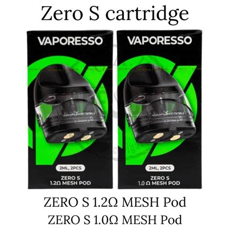 Vaporesso Zero S Replacement Pods 2ml Buy Best Online Dubai