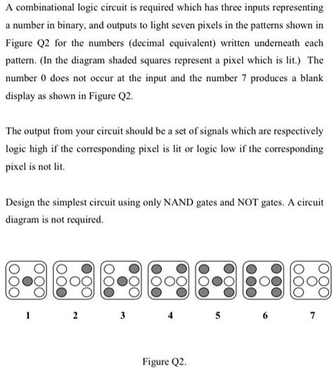 Solved A Combinational Logic Circuit Is Required Which Has Three Inputs Representing A Number