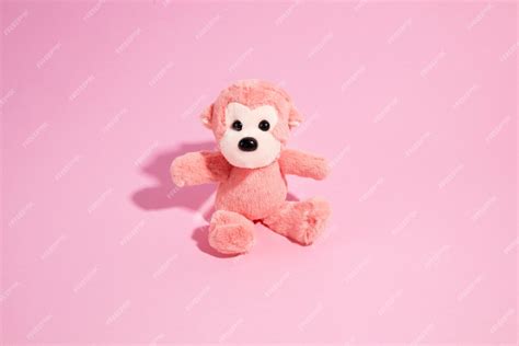 Free Photo Cute And Fluffy Monkey Toy