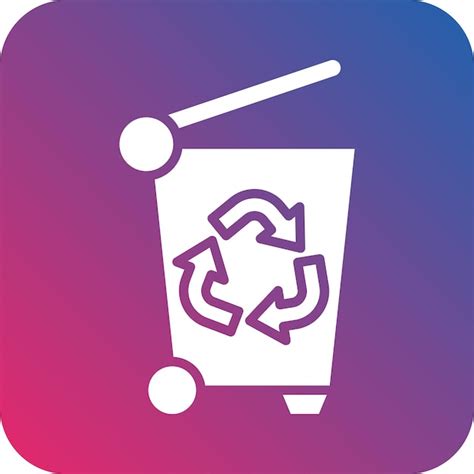 Premium Vector Vector Design Trash Can Icon Style