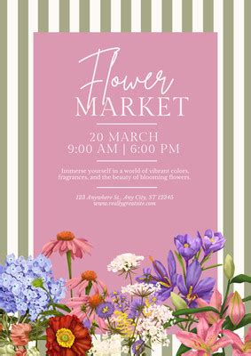 Free And Customizable Flower Templates Canva