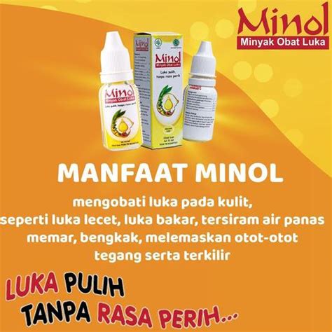 Jual Minol Minyak Obat Luka Tanpa Perih Obat Luka Bakar Besar 15 Ml