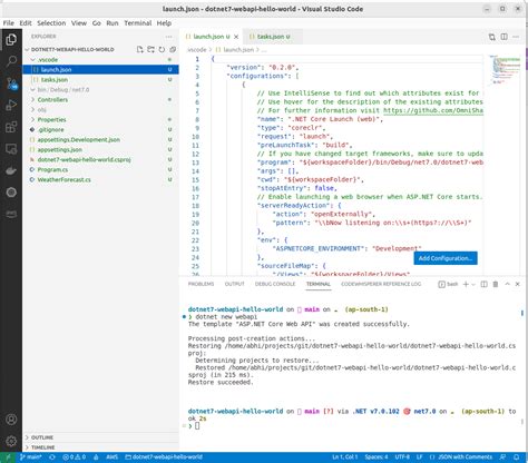 Setup Dotnet Aspnet App With Vs Code On Ubuntu Linux Abhishek Pradhan