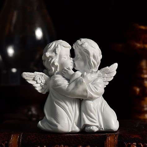 Żywiczna figurka anioła statua ogrodowa rzeźba pulpit Loppyu 53061969