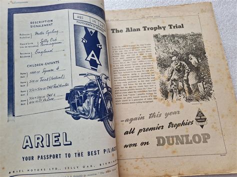 Starý Moto časopis The Motor Cycle 1948 Fn M12 Royal Enfield Norton