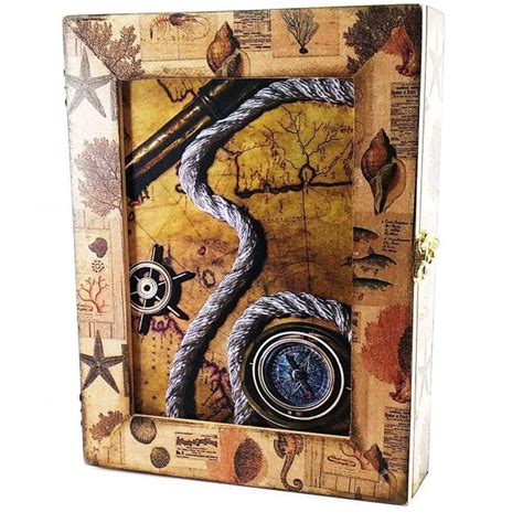 Ключниця морська тематика масив дерева 25 5 19 5 5 5 см — ціна 499 грн у каталозі Ключниці