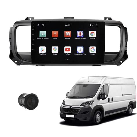Central Multimídia 9 Pol Android Jumpy Minibus 2021 2022 Android Car Central Multimídia Para