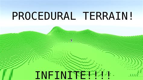 infinite procedural terrain brickcraft brickplanet