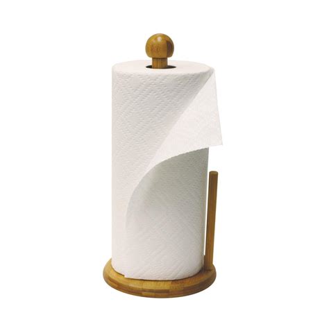Home Basics Simplicity Freestanding Bronze Paper Towel Holder With