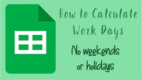 How To Calculate Days Between Dates Excluding Weekends And Holidays