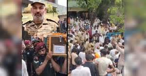 Bulandshahr Subedar Prabhat Gaur Martyred In Jammu Kashmir Immersed In 5 Elements In Native