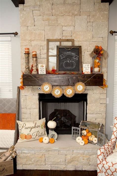 Diy Fall Mantel Decor Ideas To Inspire Fall Fireplace Decor Fall