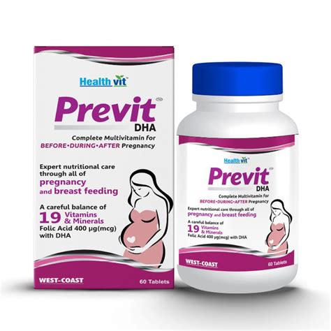 Buy Healthvit Previt Prenatal Complete Multivitamin Tablets Online