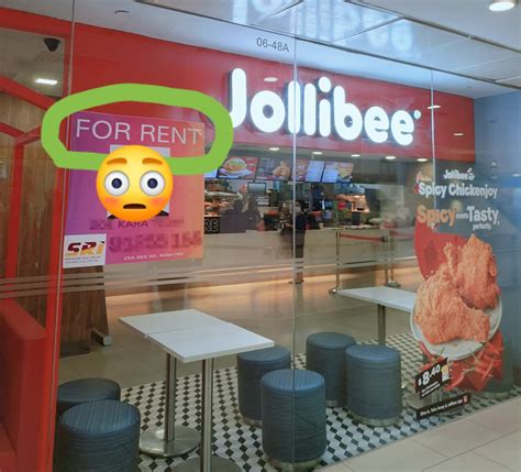 Jollibee Closing Lucky Plaza Level 6 Unit B1 And Other Spore Outlets