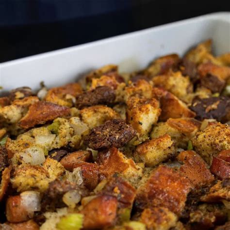 A Mouthwatering Recipe Creole Cornbread Dressing Smokin And Grillin