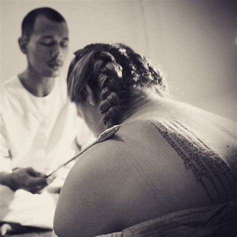 สกยนต Sakyantembassy Khmertattoo Thailand Tattoo Yantra Traditionalthaisacredtattoo