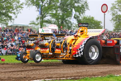Tractor Pulling Race Racing Hot Rod Rods Tractor Engine M  Wallpapers Hd Desktop