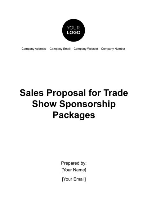 Free Golf Tournament Sponsorship Proposal Template To Edit Online