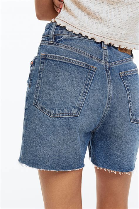 High Waist Denim Shorts