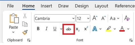 Strikethrough Text In Word 5 Different Methods And Shortcuts Pickupbrain Be Smart