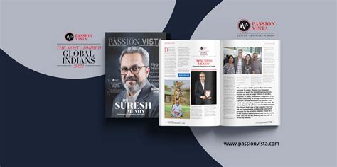Dr Suresh Menon Passion Vista Magazine
