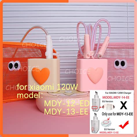 For XIAOMI 120W Model MDY 13 EE Charger Protector Cute Cartoon Soft
