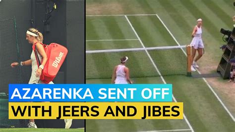 Wimbledon 2023 Belarus‘ Victoria Azarenka Booed After 4th Round Loss