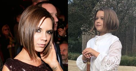 Harper Beckhams Haircut Like Victoria Beckhams August 2018 Ps Celebrity