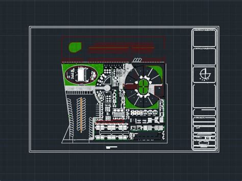 Plan Architectural De Lécole Créative En Dwg 1493 Mo Bibliothèque Cao