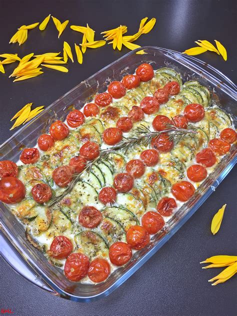 Zucchini Tomaten Gratin Backen Mit Leidenschaft