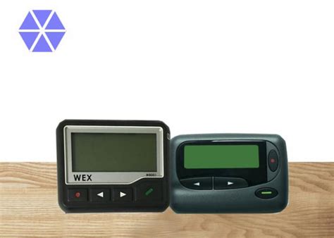 Black Mobile Pager Device Waterproof Pager Hand Programming Available