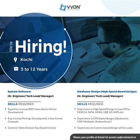 Pravin Cp On Linkedin Vvdnhiring Linuxdevicedriver Linuxkernel Hardwaredesign