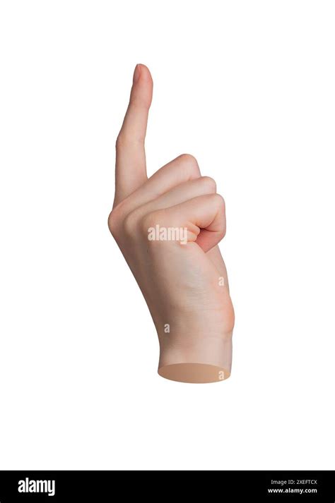 Hand Gesture With Pointing Finger Indicating Sign Index Finger