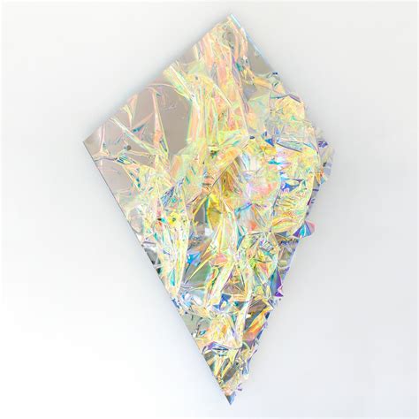 Holo Kite Holographic Mirror Artwork Rainbow Dichroic Film On Acrylic