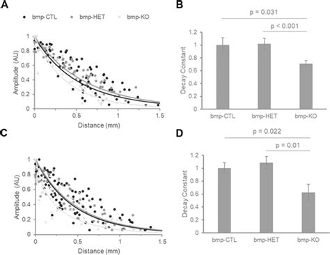 Tissue Decay Constant Ac Graphs Of Average Maximal Voltage Versus