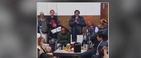 Up Elections Sp Leader Adil Chaudharys Hate Speeches Create Ruckus