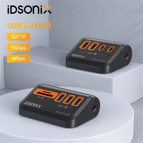 Idsonix Usb 3 0 Hub Verteiler Splitter Adapter Super Speed Datenhub